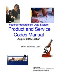 3.0 FA Foundation – Product Service Codes (PSC) – Version 1 – Federal ...