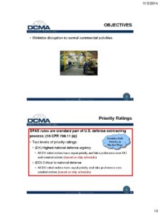 DIBBS Government DO-DX Ratings – Federal Access Program