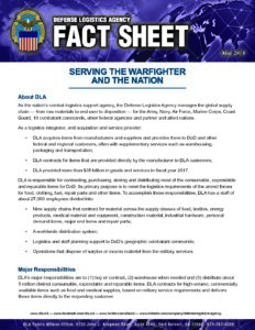 Doing Business with DLA #5 – Fact Sheet 1 – Federal Access Program